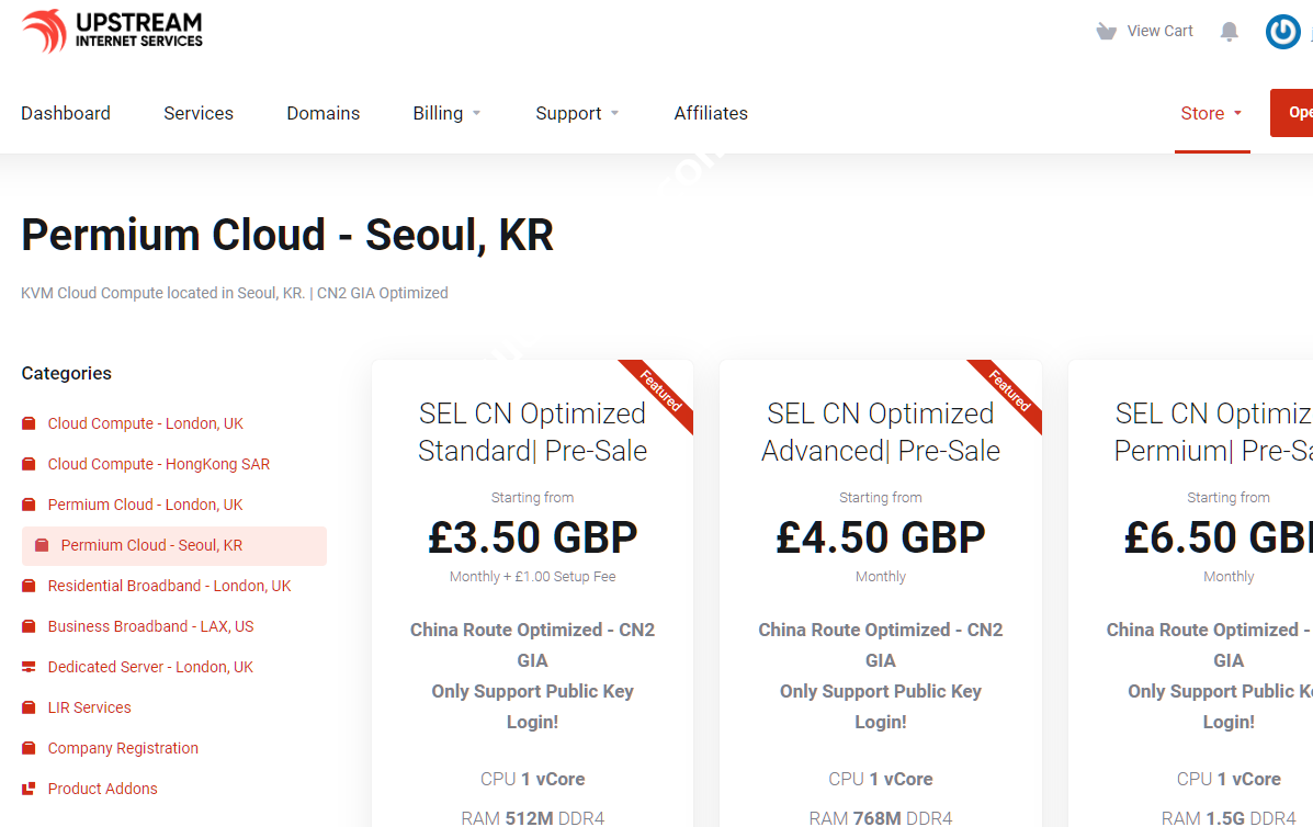 Zhnet：韩国首尔CN2 GIA VPS预售，25Mbps-70Mbps高级中国优化带宽，原生IP，月付£3.5起-SSHCE测评
